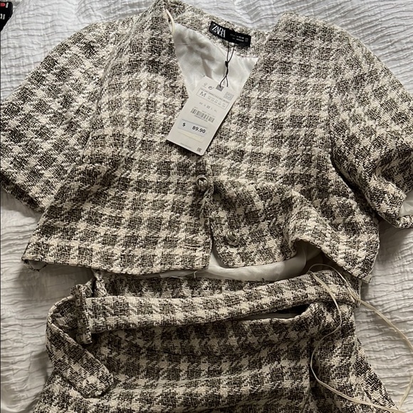 Zara | Dresses | Zara Tweed Set | Poshmark
